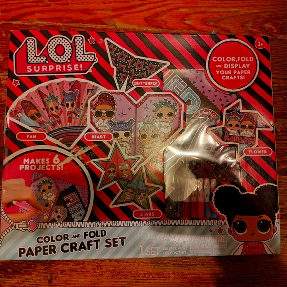 L.O.L. Surprise! | Toys | Lol Surprise Color Fold Display Paper Craft ...